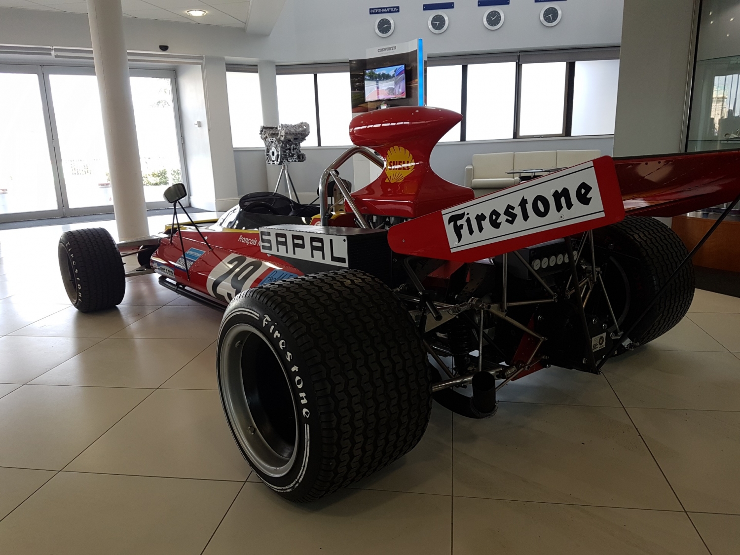 Connew PC1 F1 Car Visits Cosworth with Modatek