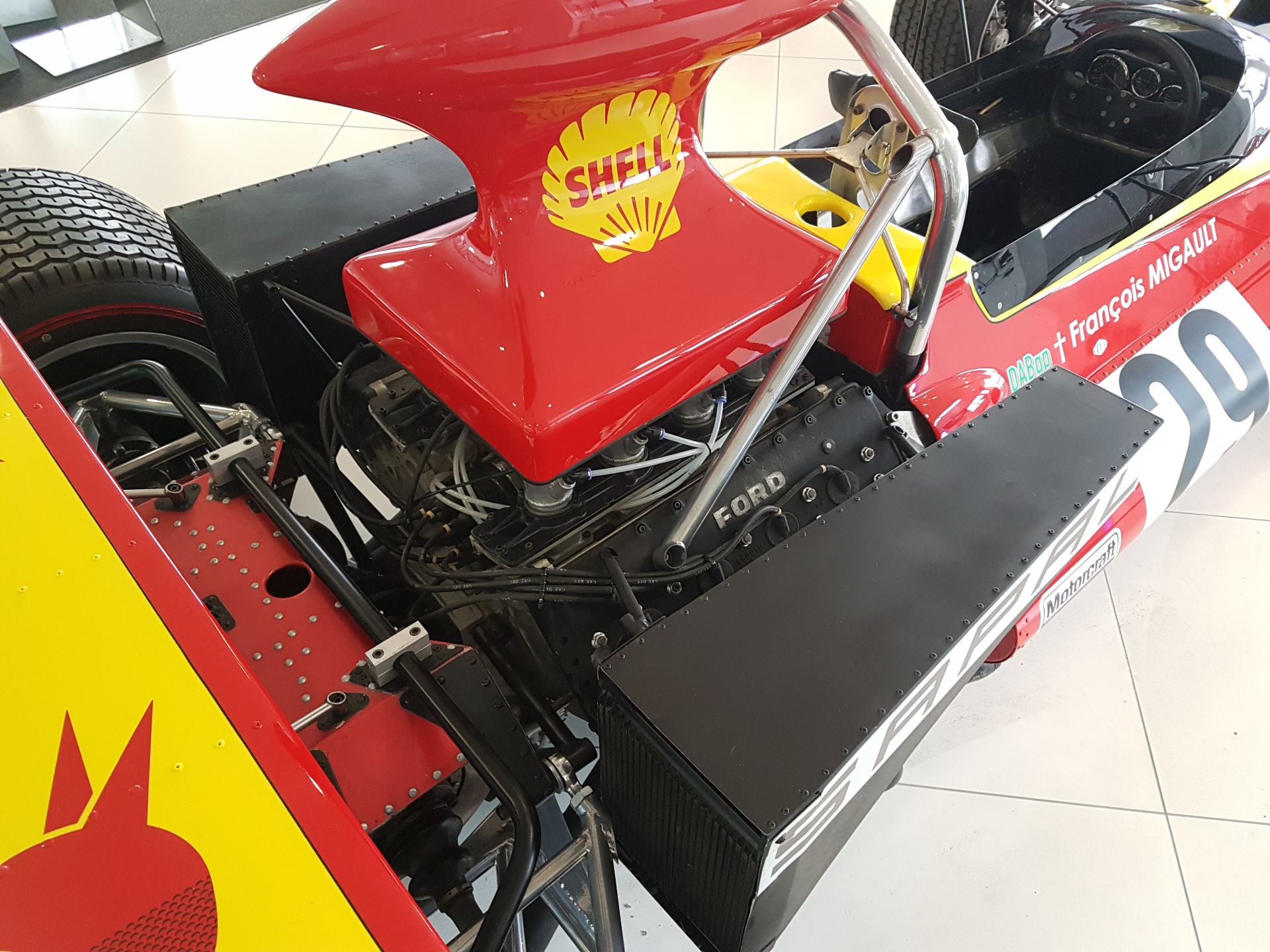 Connew PC1 F1 Car Visits Cosworth with Modatek