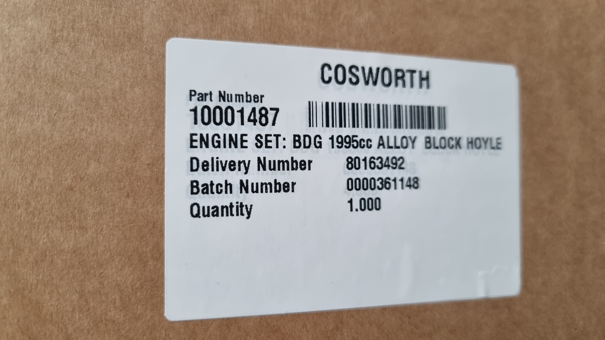 COSWORTH PART NUMBERS EXPLAINED - Modatek